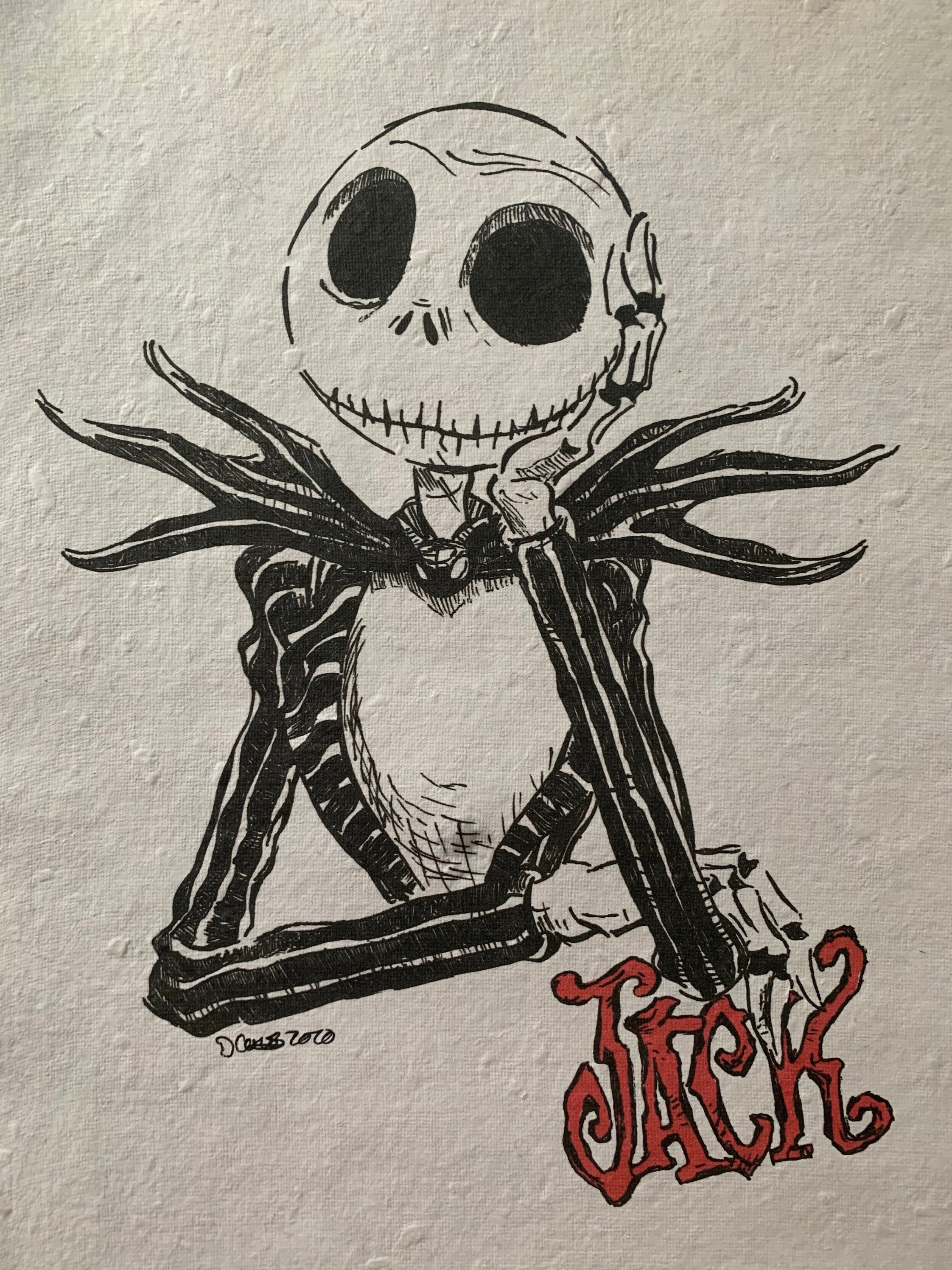 Drawing & Illustration Pen & Ink Art & Collectibles Pair of Jack and ...