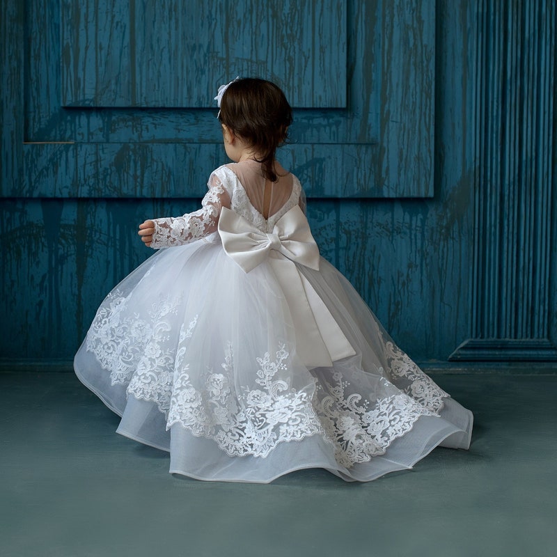 Train Baptism Dress - Etsy UK