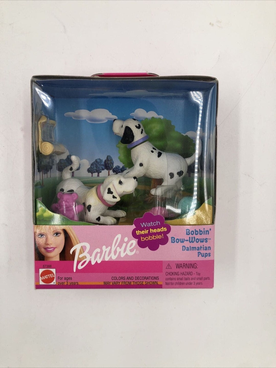 Barbie Pet Luvin' Dalmatian Bobble Head Dogs 2002 Mattel No 67388 NRFB ...