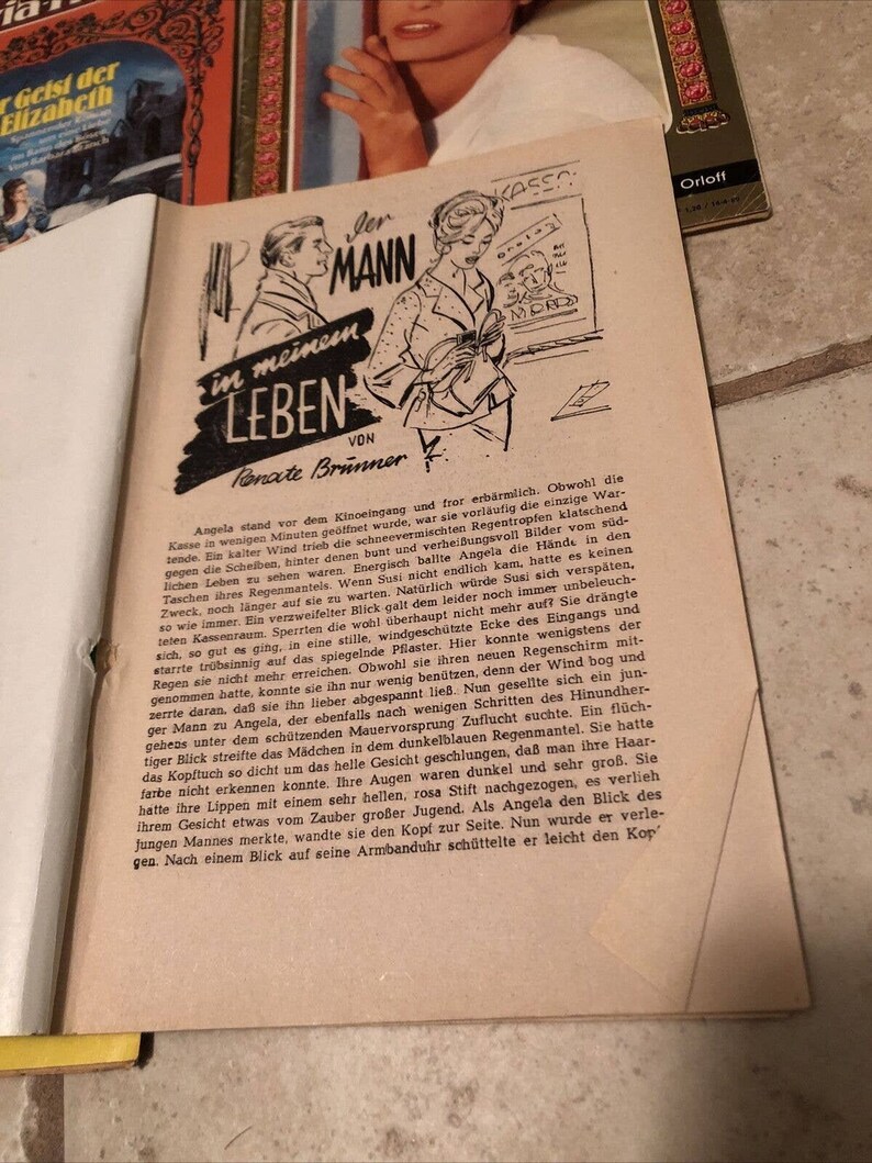 5 Lot Vintage Mid-century German Deutsch Assorted Novel Pulp Magazines ...