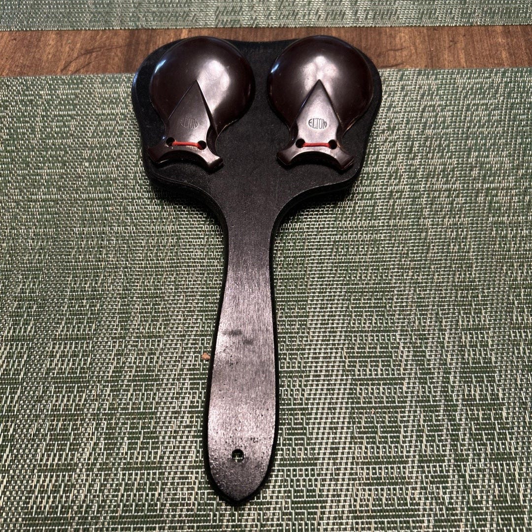Rare Elton Castanets, Clackers, Hand Musical Instrument 1950's Bakelite ...