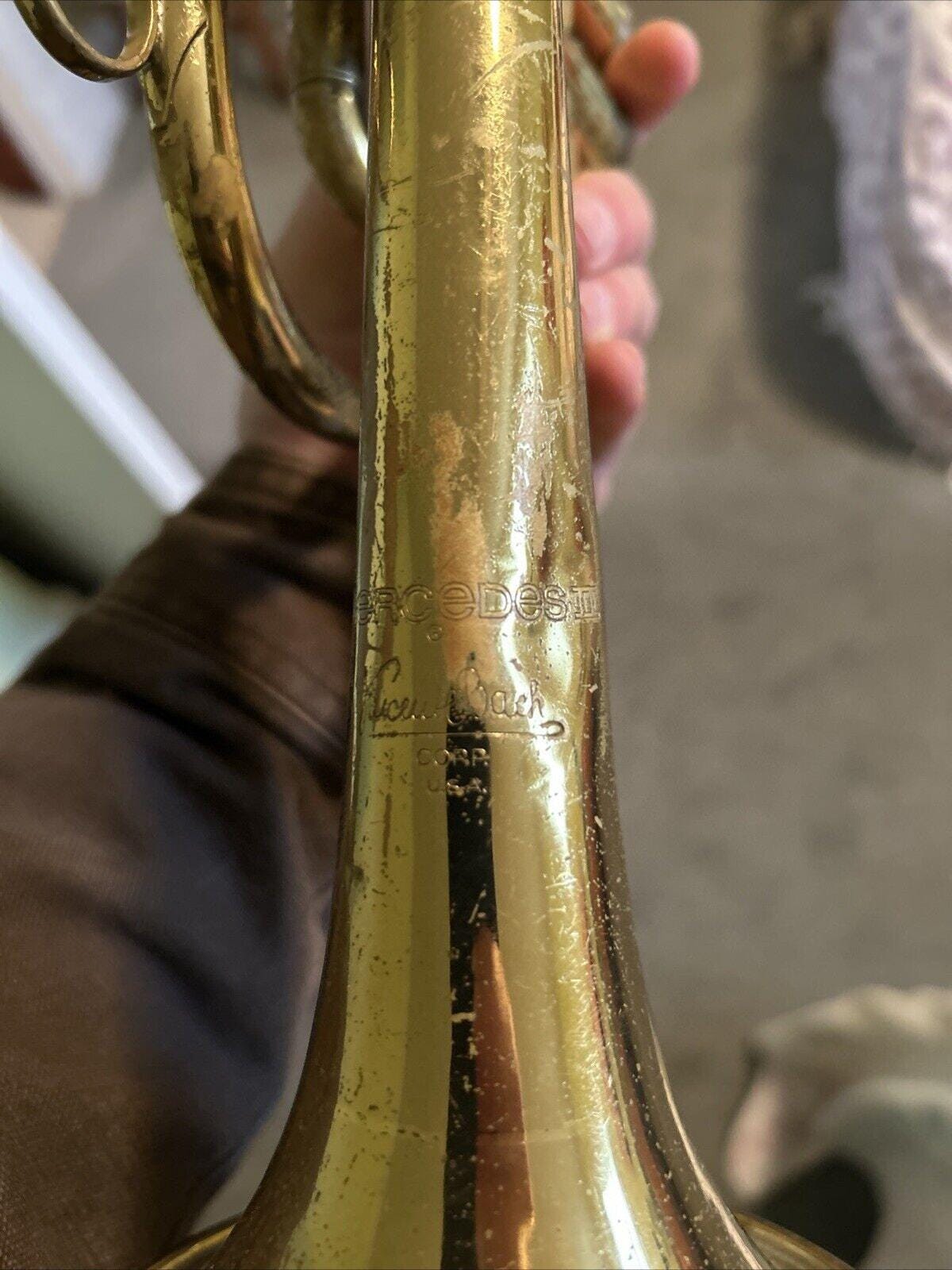 Bach Mercedes-ii Trumpet With Case, Mouthpiece, Mute - Etsy
