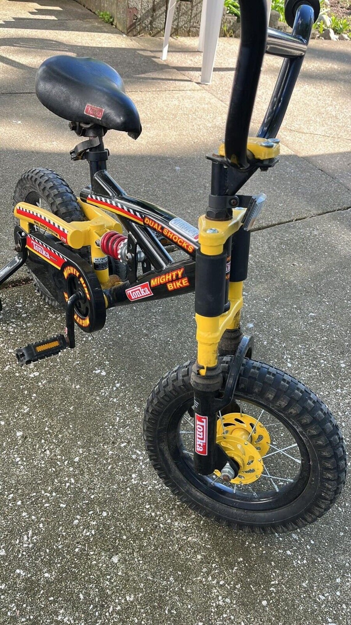 Tonka Dual Shock Kids Mountain Mini Bike Tonka Suspension Shock Mighty Bike - Etsy