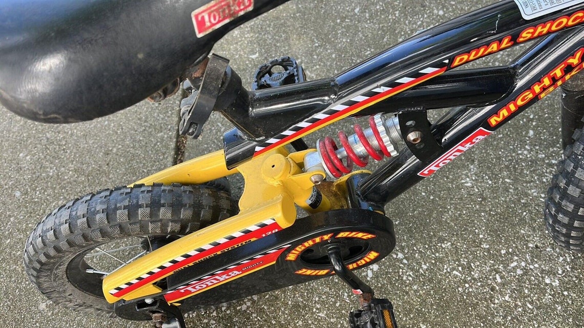 Tonka Dual Shock Kids Mountain Mini Bike Tonka Suspension Shock Mighty Bike - Etsy