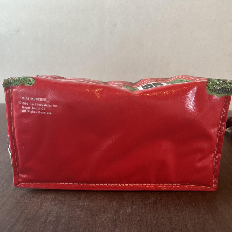 1974 Little Old Schoolhouse Red Vinyl Lunchbox Dart Industries - Etsy