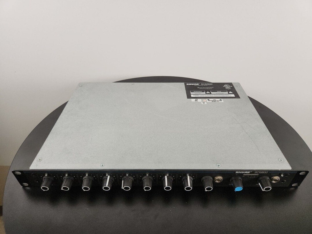 Shure Rack Mountable 8-channel Microphone Mixer SCM800 - Etsy