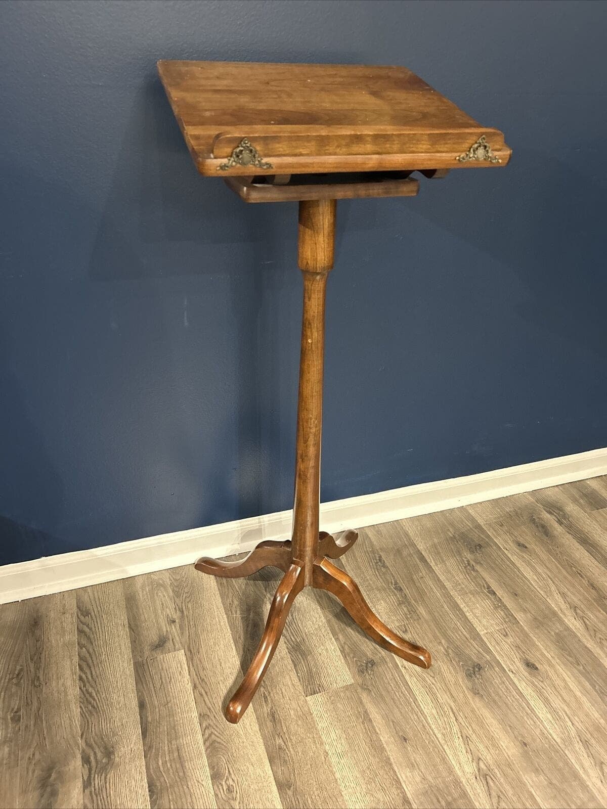 Antique Ellsworth Curly Maple & Brass Music Stand - Etsy