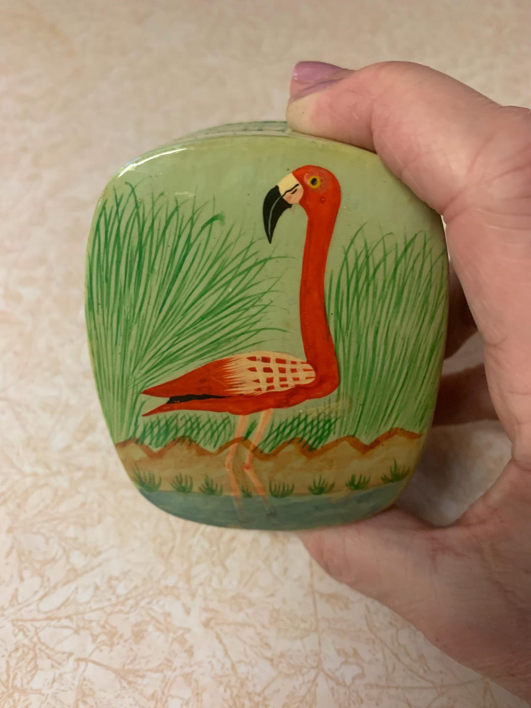 Flamingo Trinket Box - Etsy