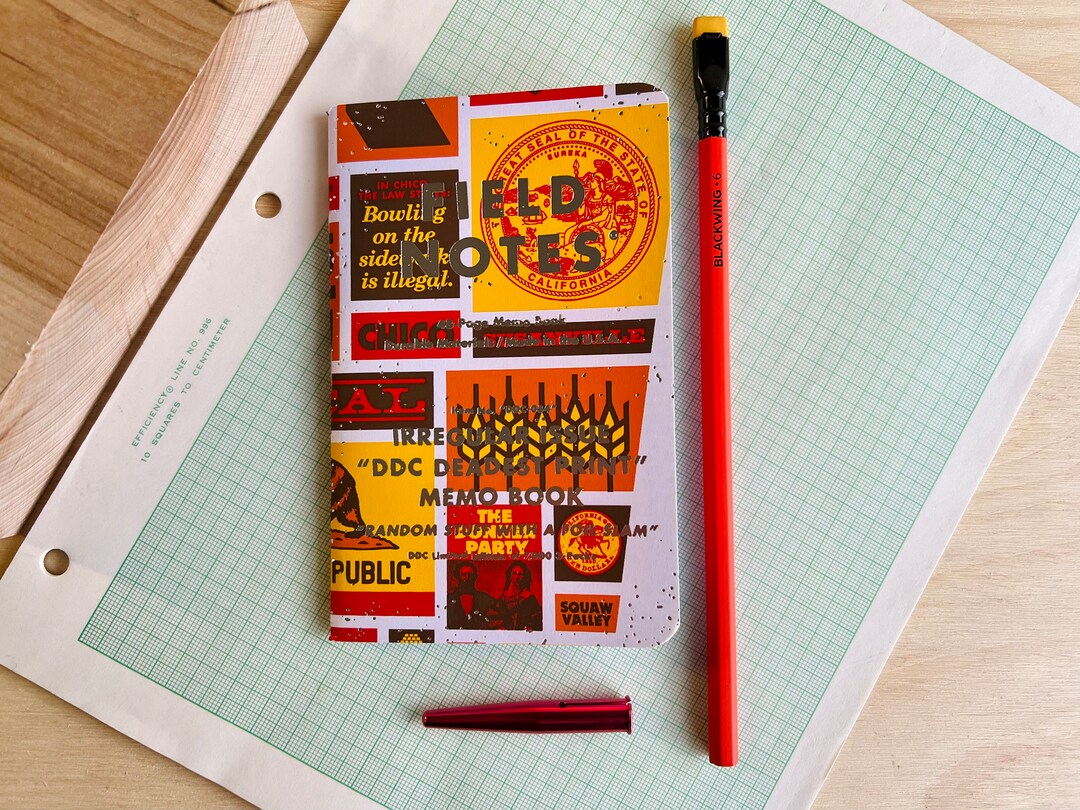 The Field Notes Set California Poster DEADEST PRINT W/ Blackwing and ...