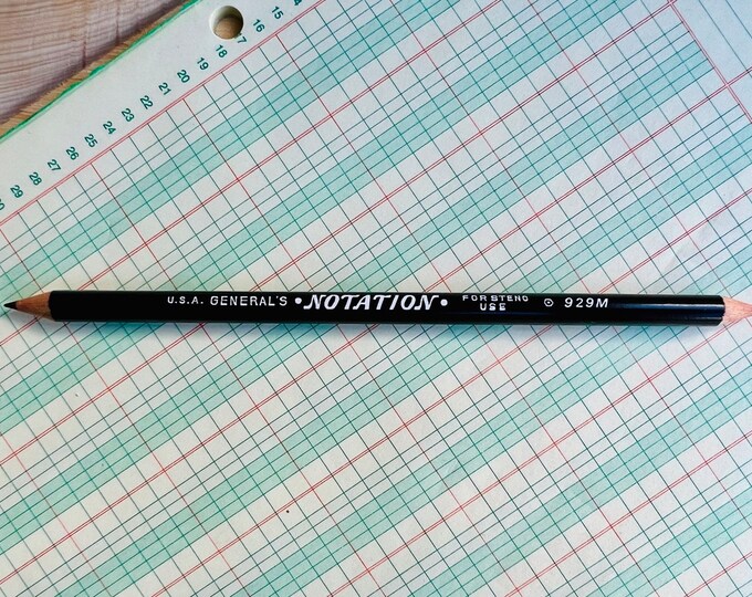 Vintage General Notation Pencils - Etsy