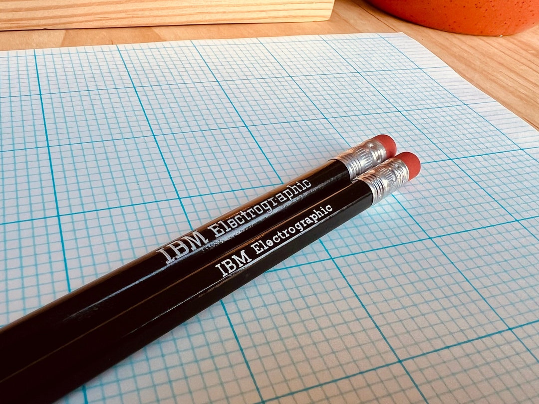 IBM Electrographic Round and Hex Pencil Set - Etsy