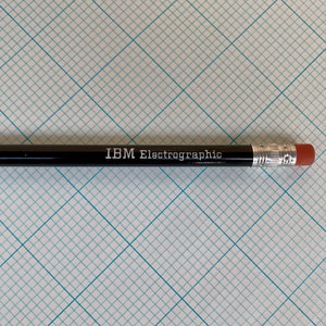 IBM Electrographic Pencil - Rare Round Barrel - Etsy