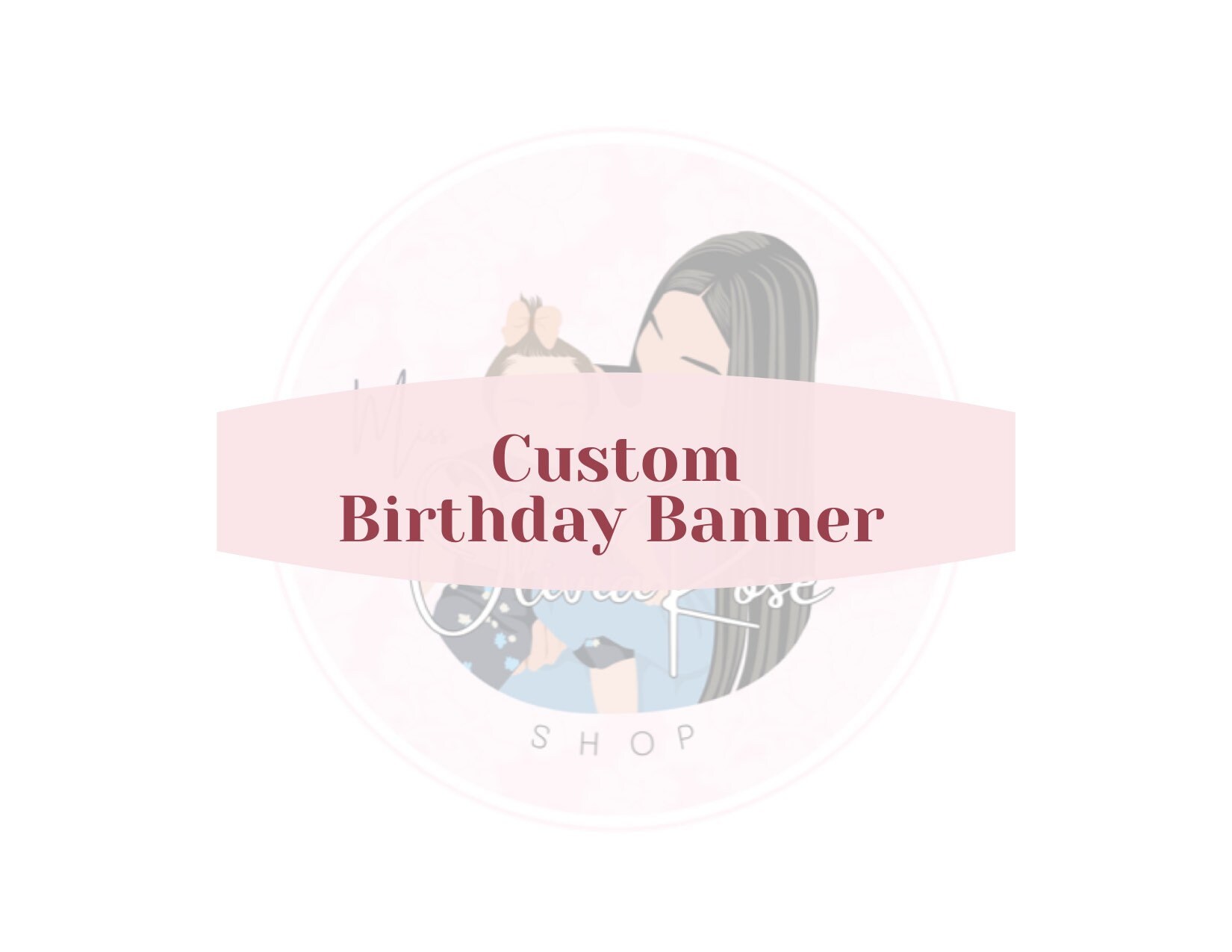 Custom Banner Custom Birthday Banner Custom Name Banner - Etsy