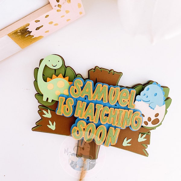 Hatching Soon Baby Dino Svg - Etsy