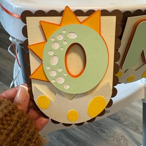 Oneasaurus Highchair Banner, Dinosaur First Birthday Party Decor, Trex ...
