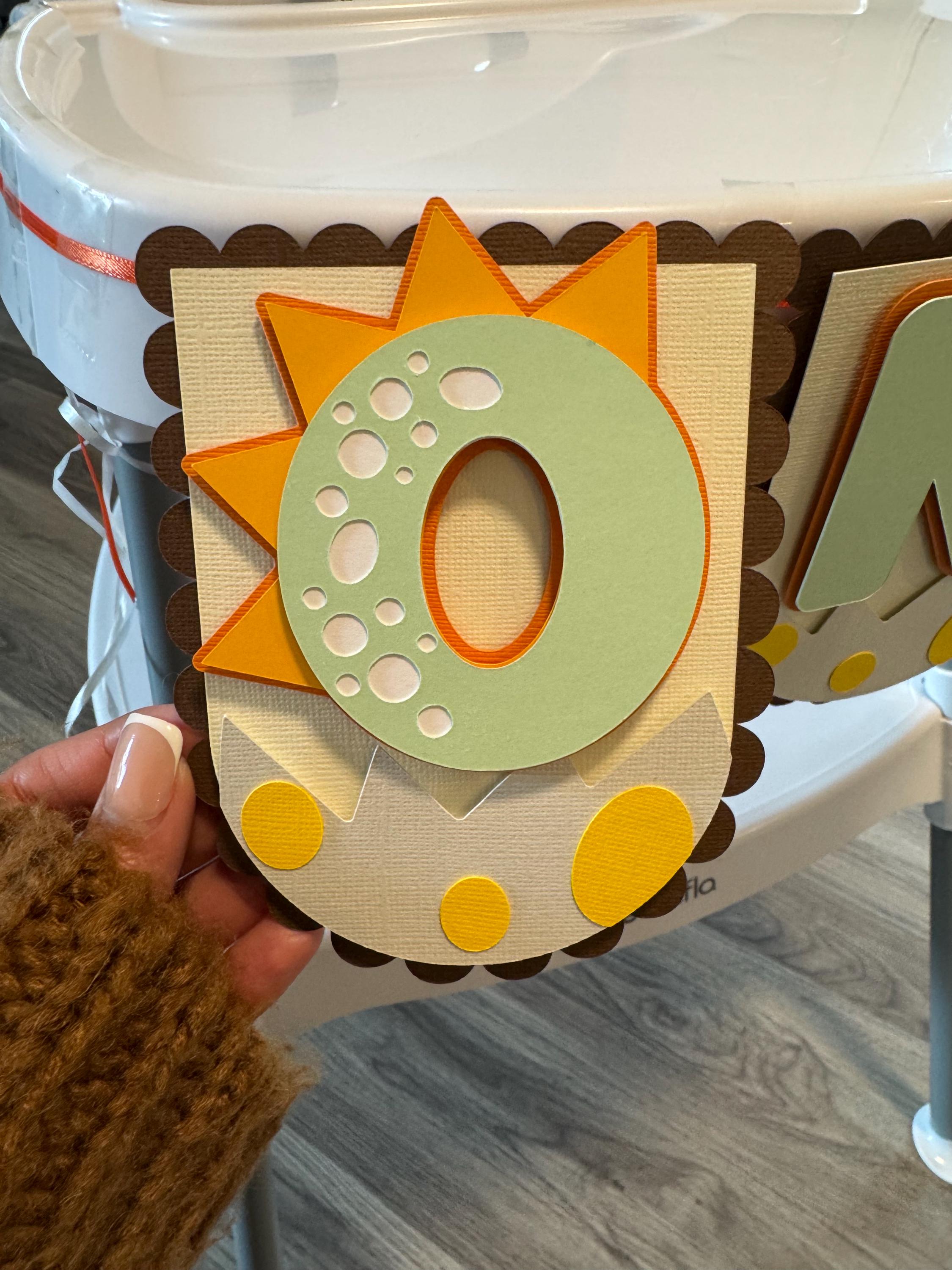 Oneasaurus Highchair Banner, Dinosaur First Birthday Party Decor, Trex ...