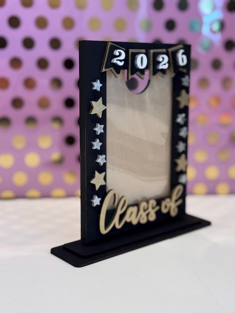 Graduation Centerpiece Decoration, 2026 Photo Frame, Graduate Memory ...