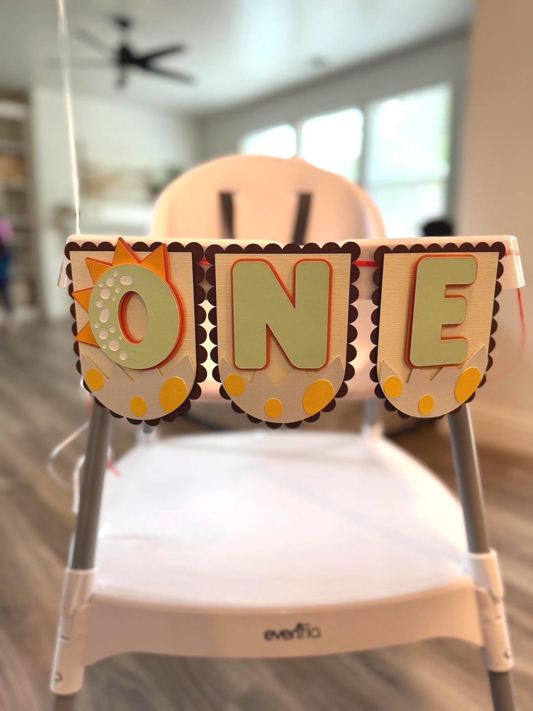 Oneasaurus Highchair Banner, Dinosaur First Birthday Party Decor, Trex ...