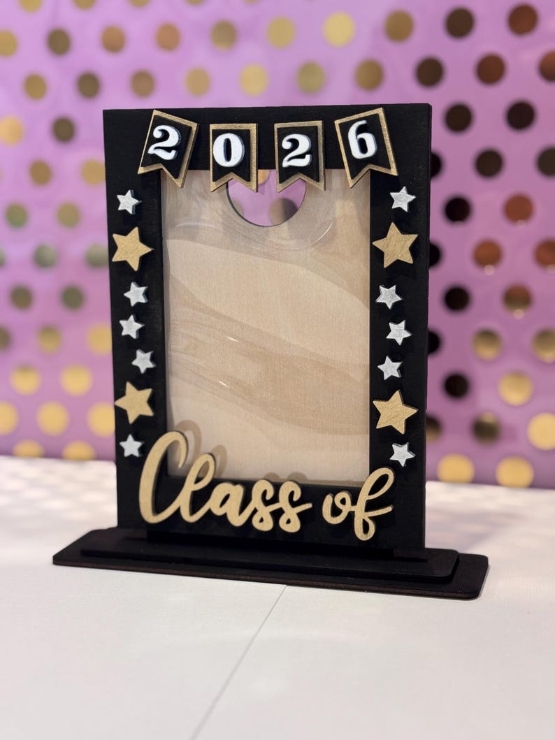 Graduation Centerpiece Decoration, 2026 Photo Frame, Graduate Memory ...