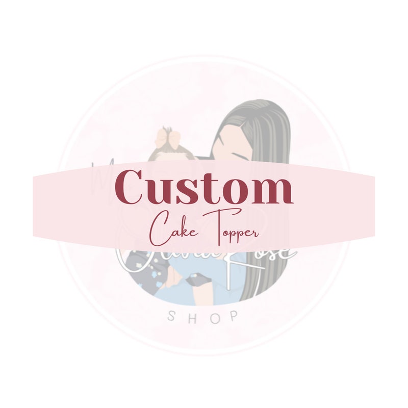 Custom Cake Topper - Etsy