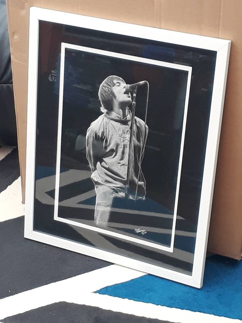 Liam Gallagher Pencil Drawing | Oasis Band | Art Print | Wall Art - Etsy UK