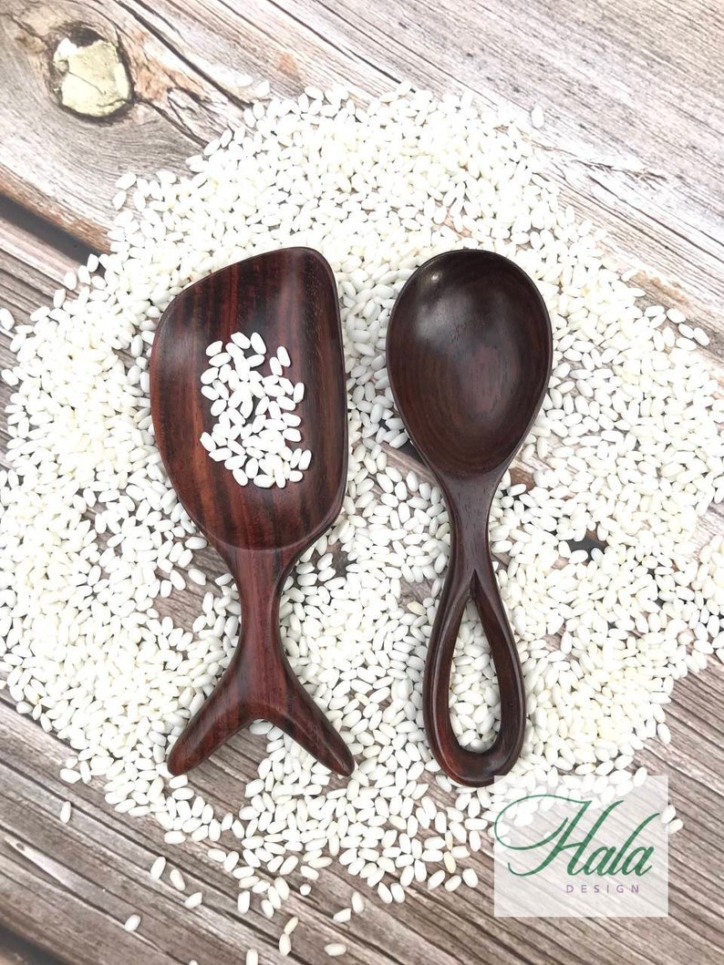 Rosewood Handmade Spoon Cute Fish Wooden Spoon Wooden Scoop - Etsy