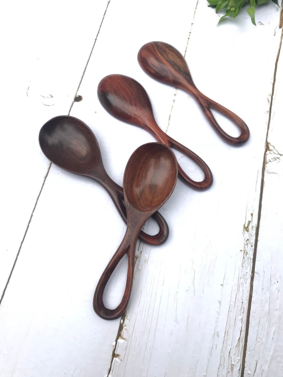 Rosewood Handmade Spoon- Cute Fish Wooden Spoon - Wooden Scoop - Custom ...