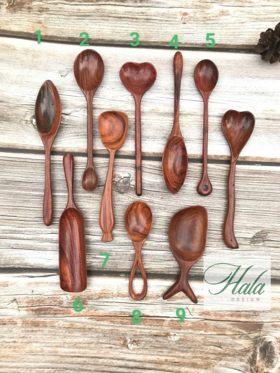Assort design rosewood Spoon Hand Carved Wooden Spoon | Etsy