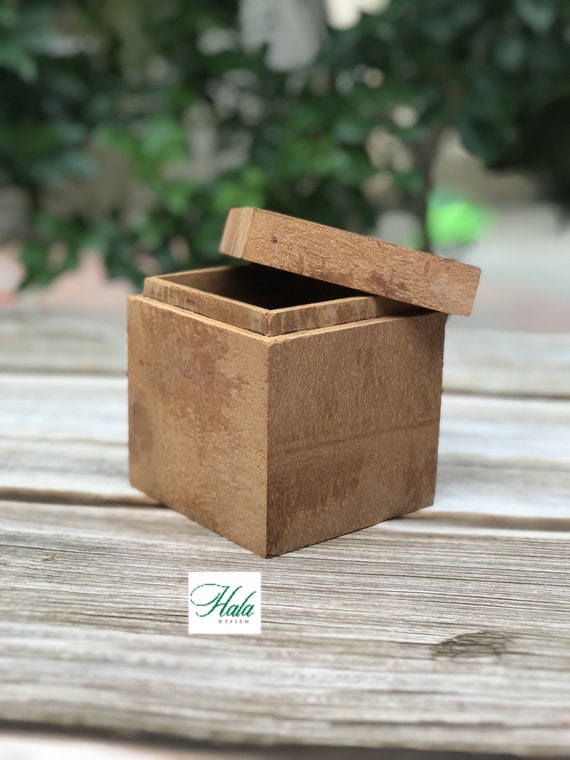 Square Cinnamon Storage Box Square Box Cinnamon Canister | Etsy