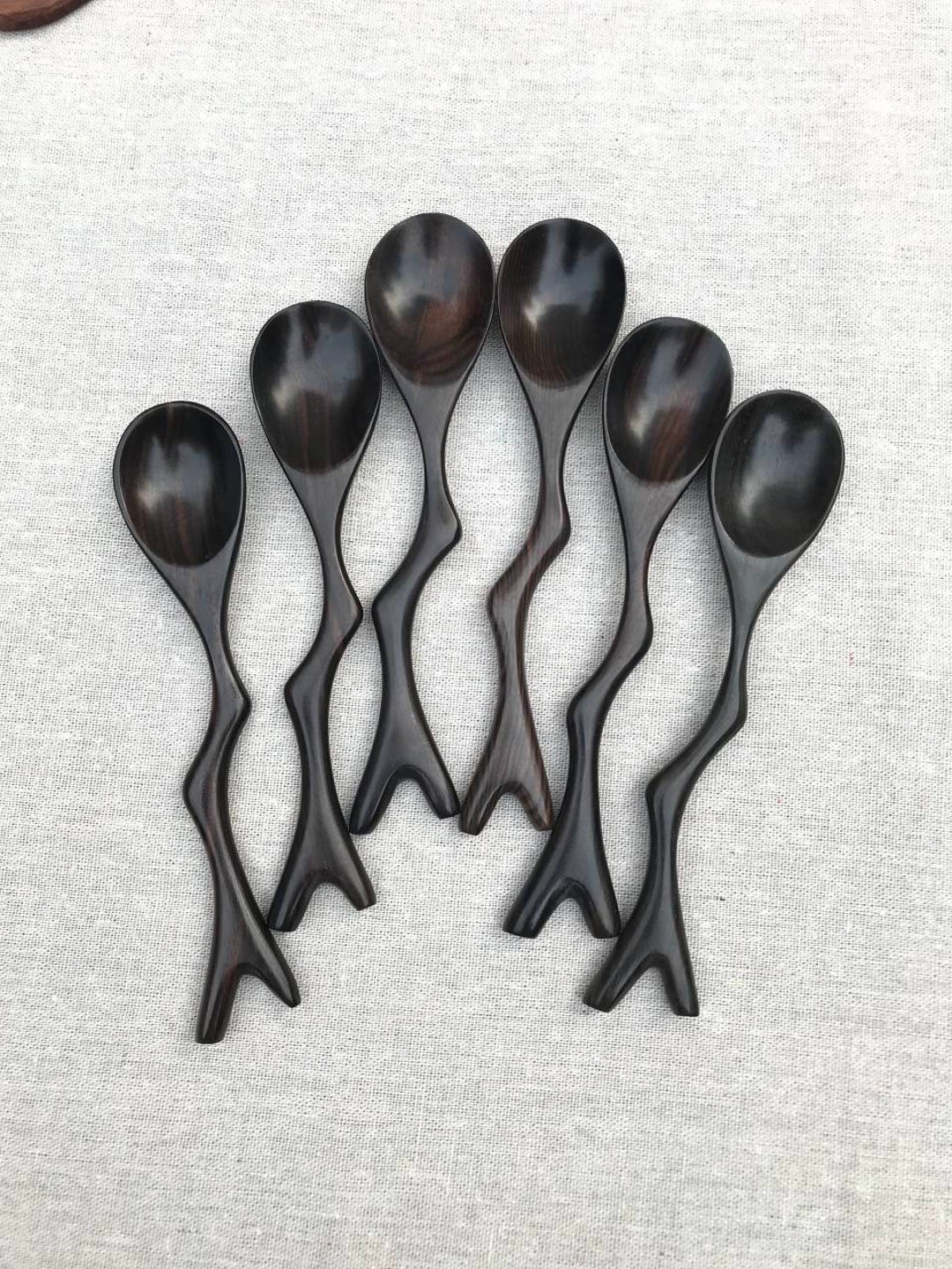 Rosewood Ebony Spoon- Personalized Wooden Spoon - Wooden Cooking ...