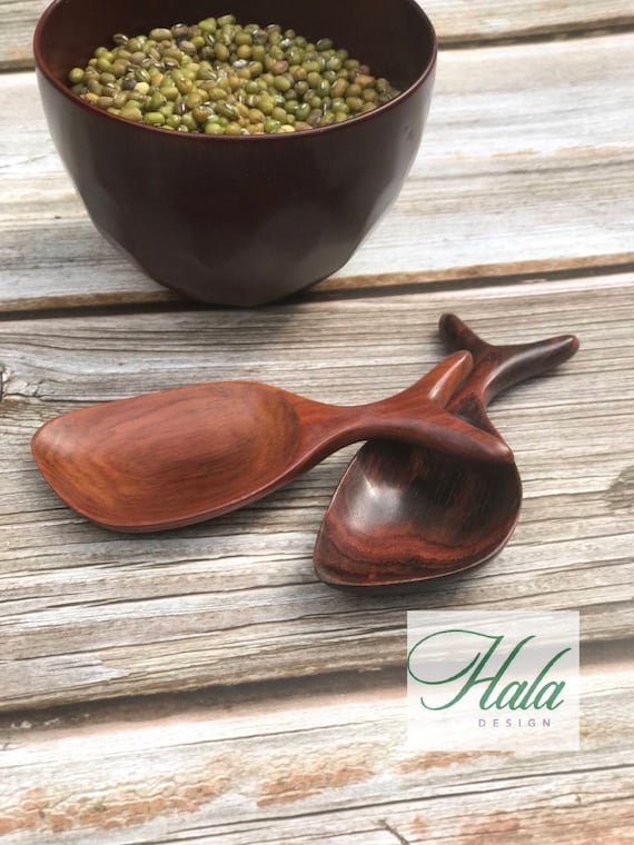 Personalised Rosewood Fish Shape Spoon Cute Fish Wooden Spoon | Etsy