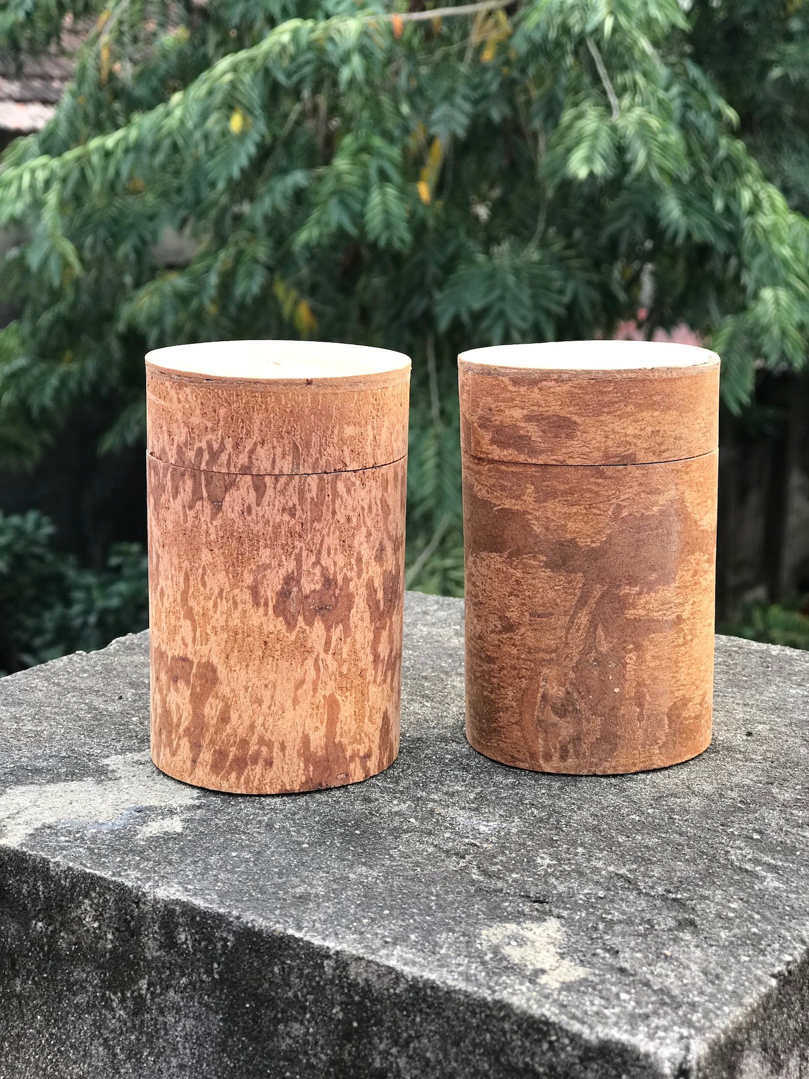 Cinnamon Storage Box Small Round Cinnamon Canister Sugar - Etsy