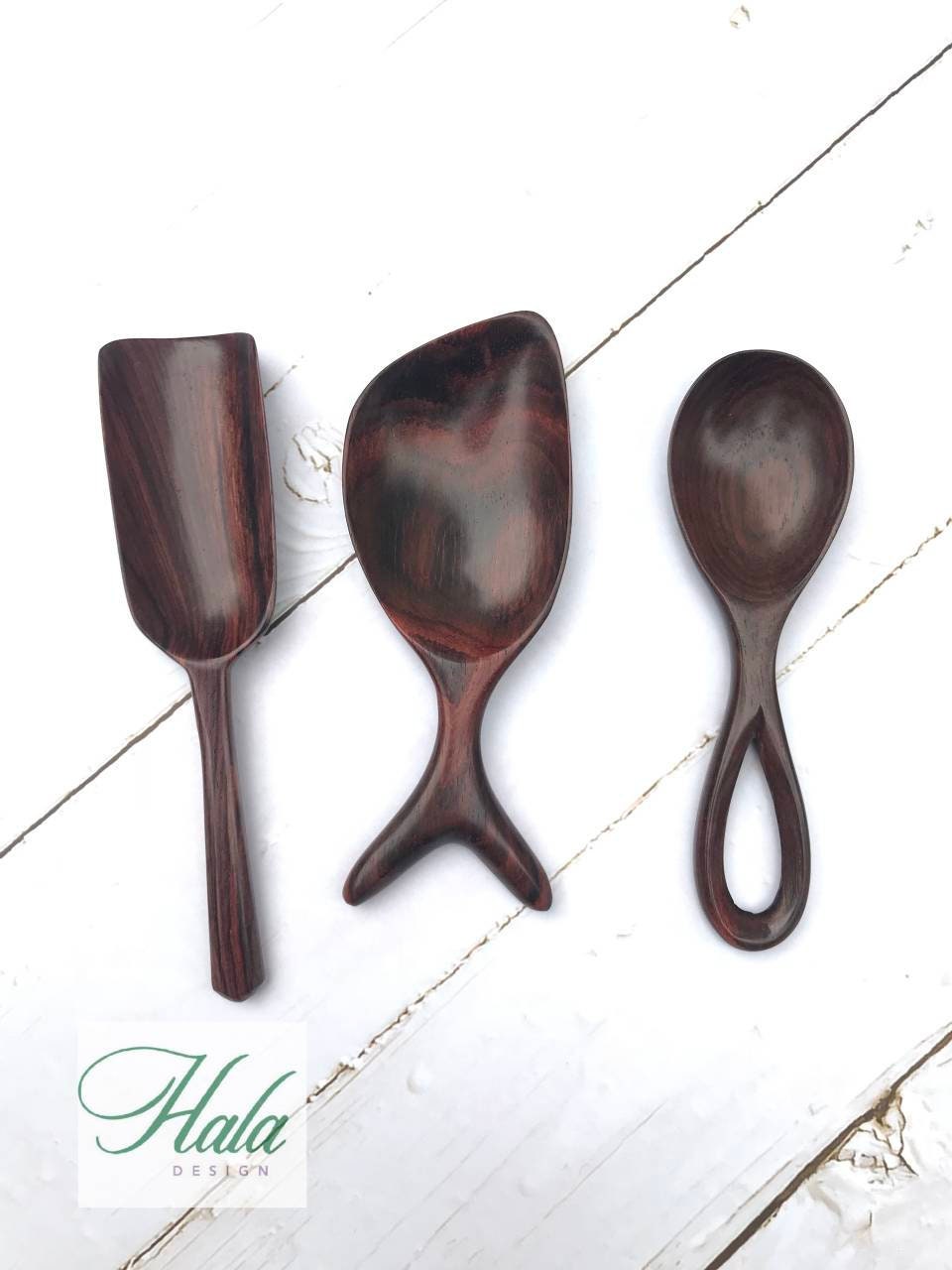 Rosewood Handmade Spoon Cute Fish Wooden Spoon Wooden Scoop - Etsy