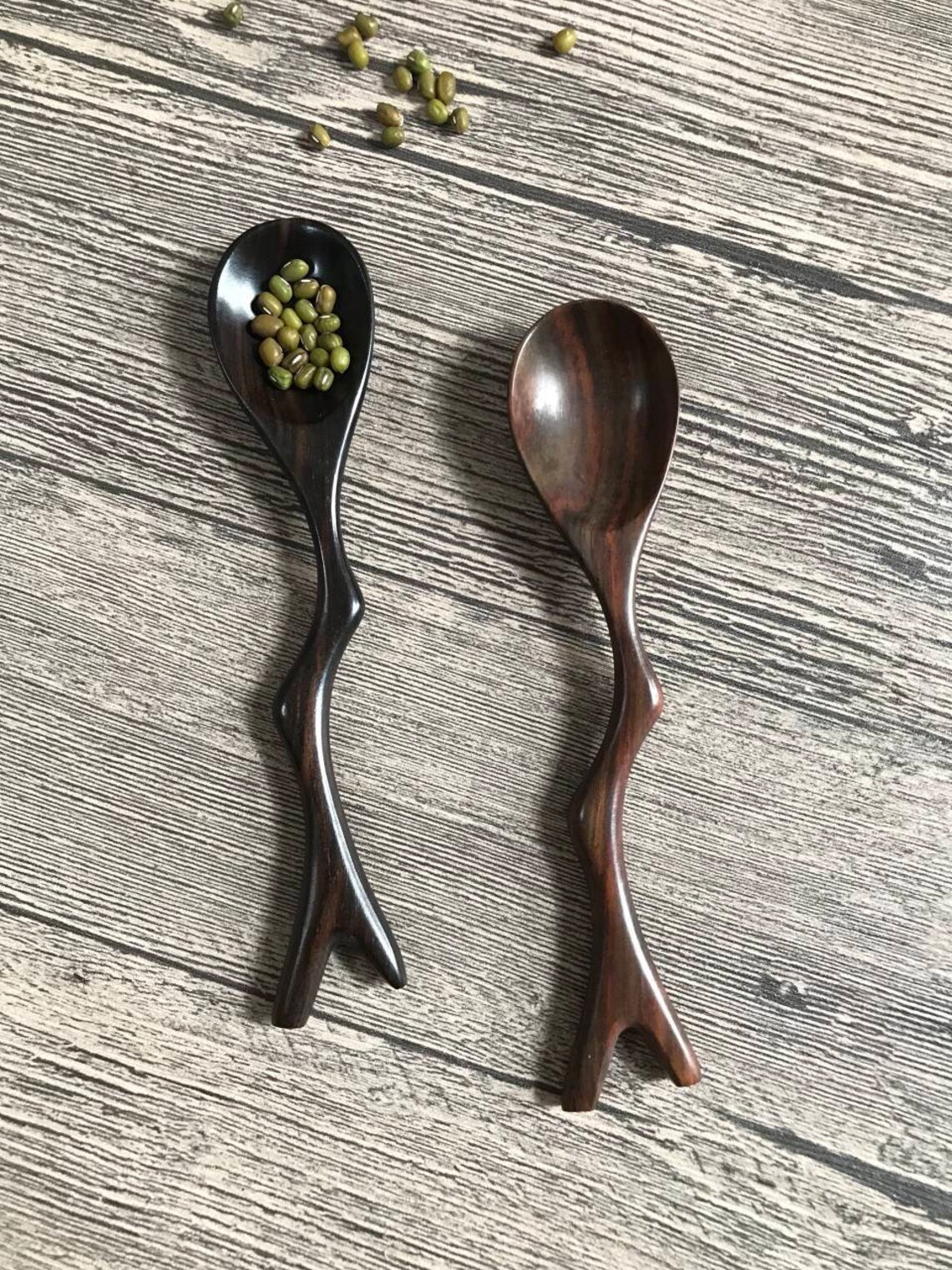 Rosewood Ebony Spoon- Personalized Wooden Spoon - Wooden Cooking ...