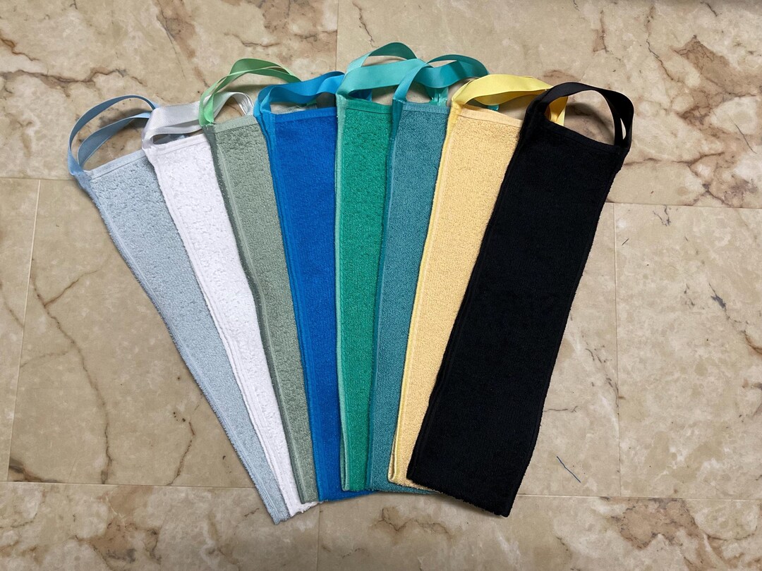 Back Scrubber With Handles Terry Cloth- 31" Long Back Cotton Washcloth ...
