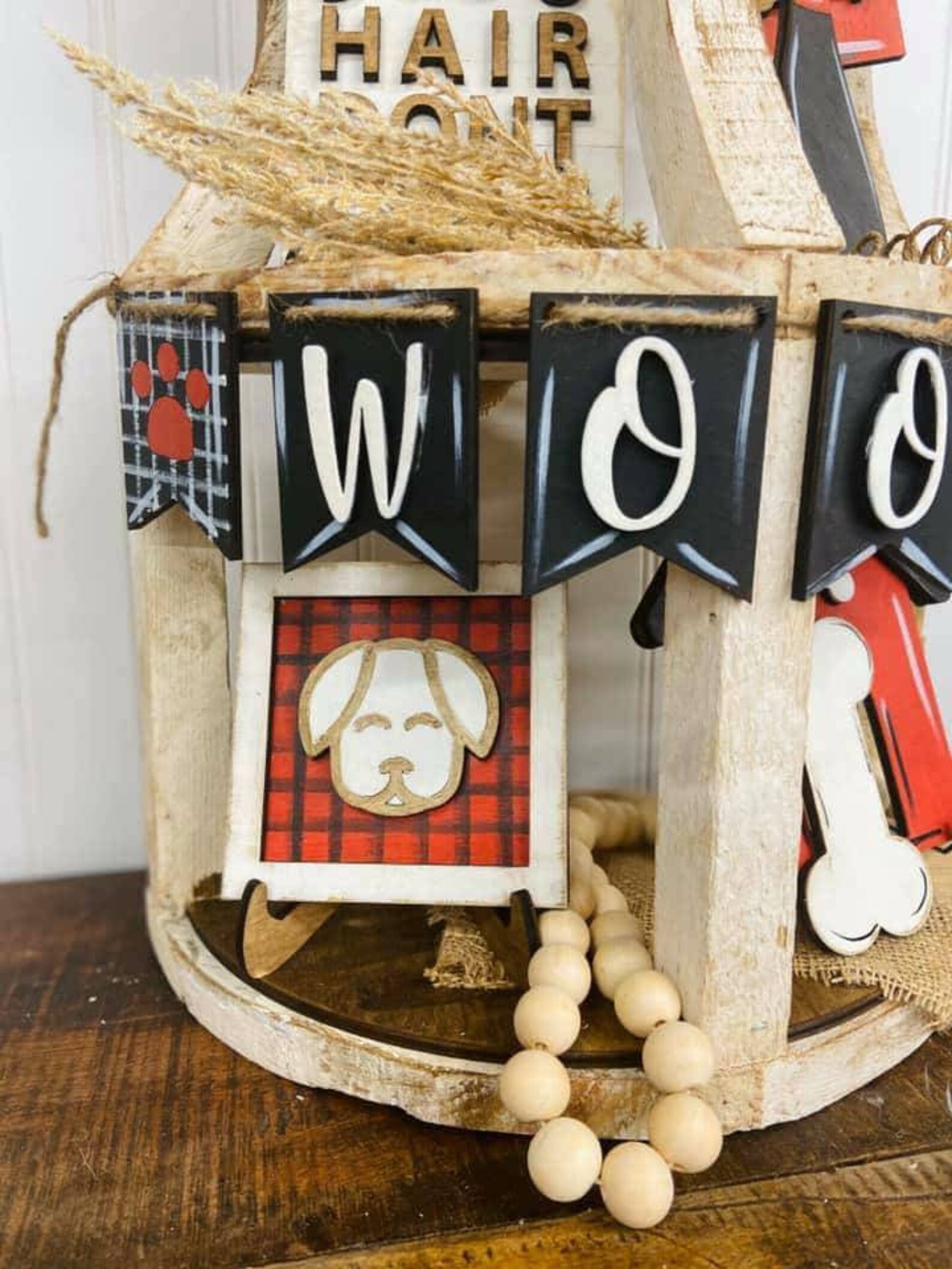 Dog Tiered Tray Set Tiered Tray Sets Pet Tiered Tray Dog - Etsy