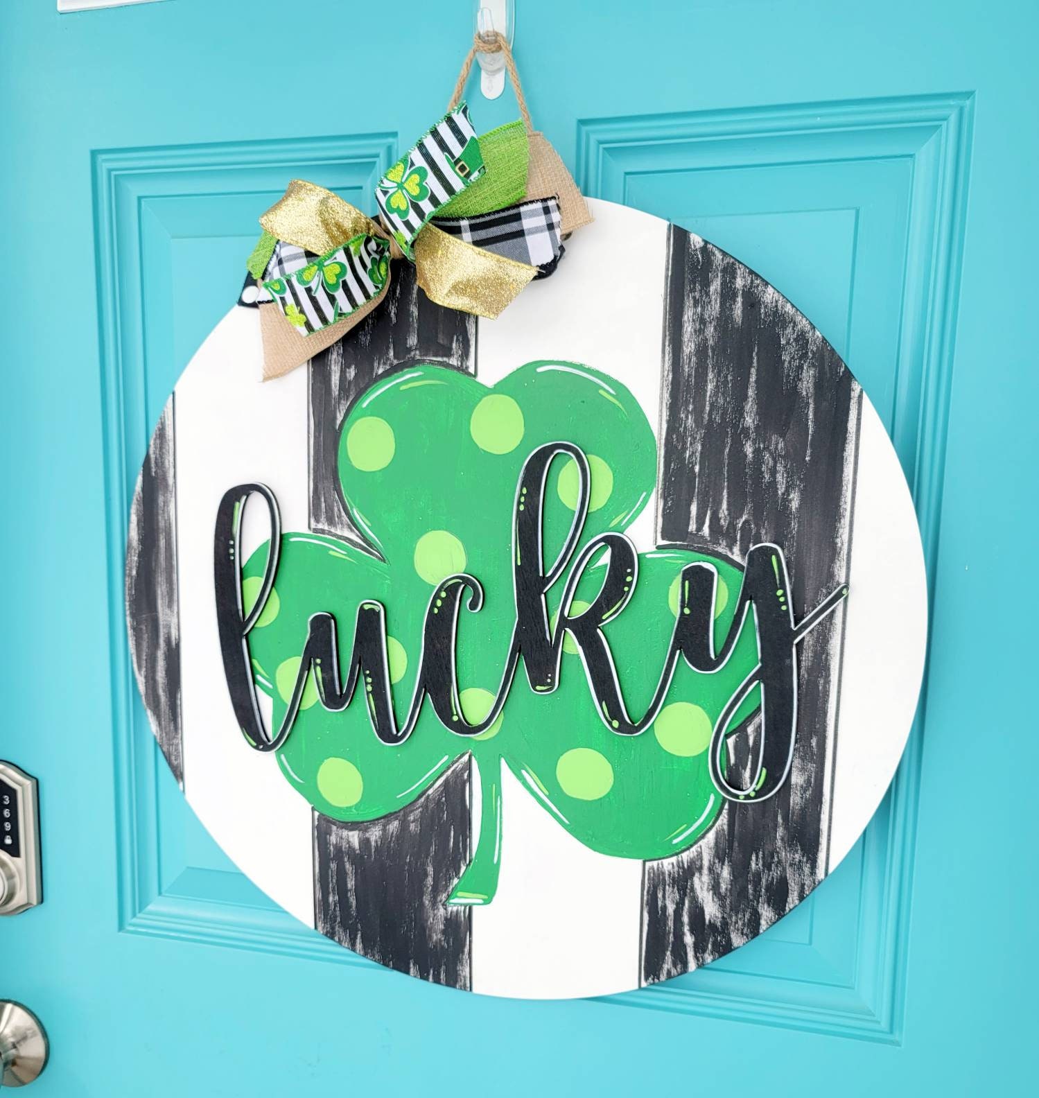Lucky Door Hanger | St. Patrick's Day Door Hanger | St. Patty's Day ...