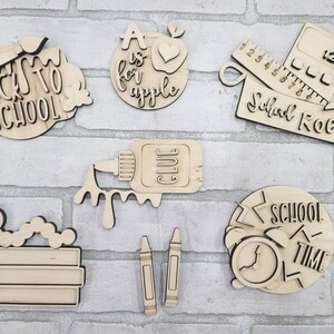 Back to School Tiered Tray | School Tiered Tray | Classroom Decor | DIY ...