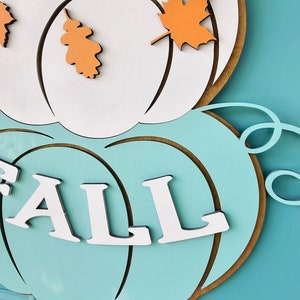 Stacked Pumpkins Door Hanger | Hello Fall Door Hanger | DIY Fall ...