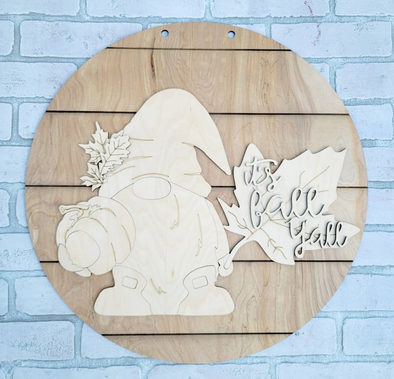 It's Fall Y'all Gnome Door Hanger Fall Door Hangers - Etsy