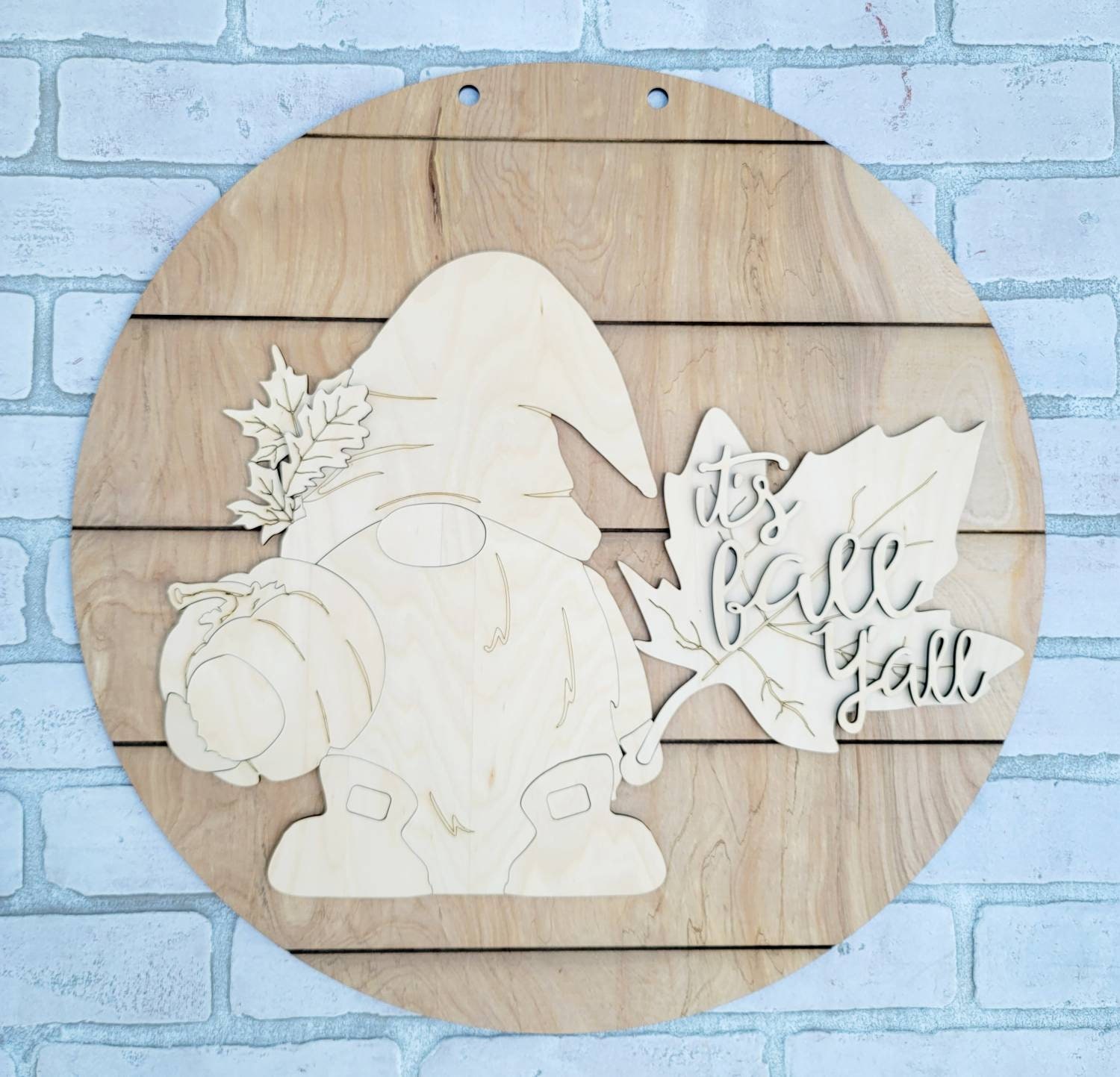 It's Fall Y'all Gnome Door Hanger Fall Door Hangers - Etsy