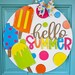 Hello Summer Polka Dot Popsicle Door Hanger Popsicles and Summer DIY ...