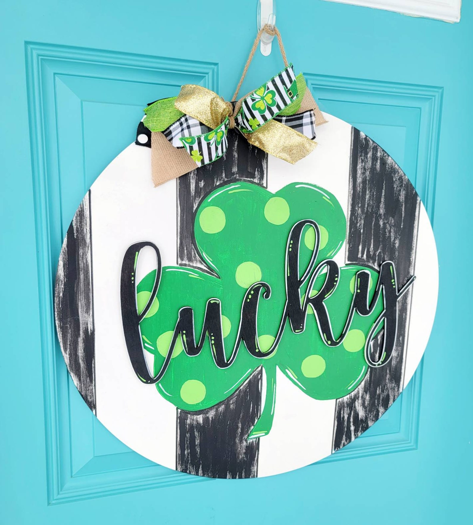 Lucky Door Hanger | St. Patrick's Day Door Hanger | St. Patty's Day ...