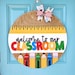 Welcome to Our Classroom Door Hanger Teacher Gift Classroom Decor DIY ...