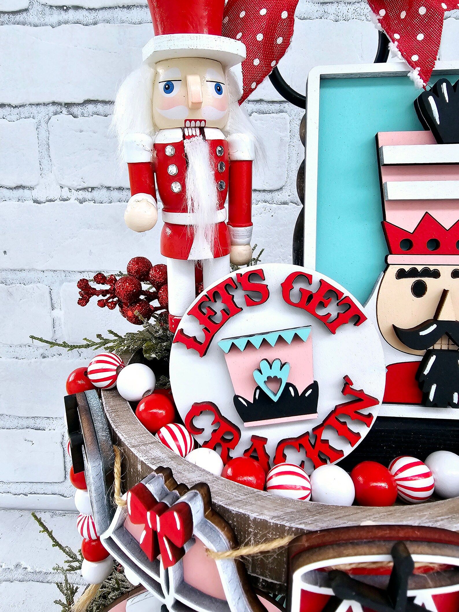 Nutcracker Tiered Tray Set | Christmas Tiered Tray Set | Set of 6 | DIY ...