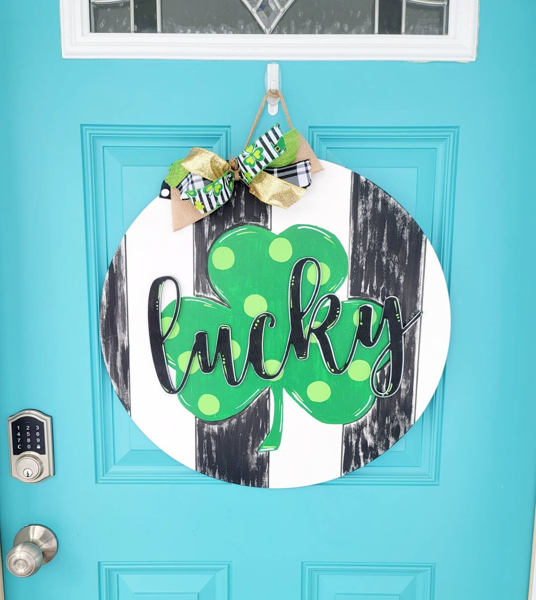 Lucky Door Hanger | St. Patrick's Day Door Hanger | St. Patty's Day ...