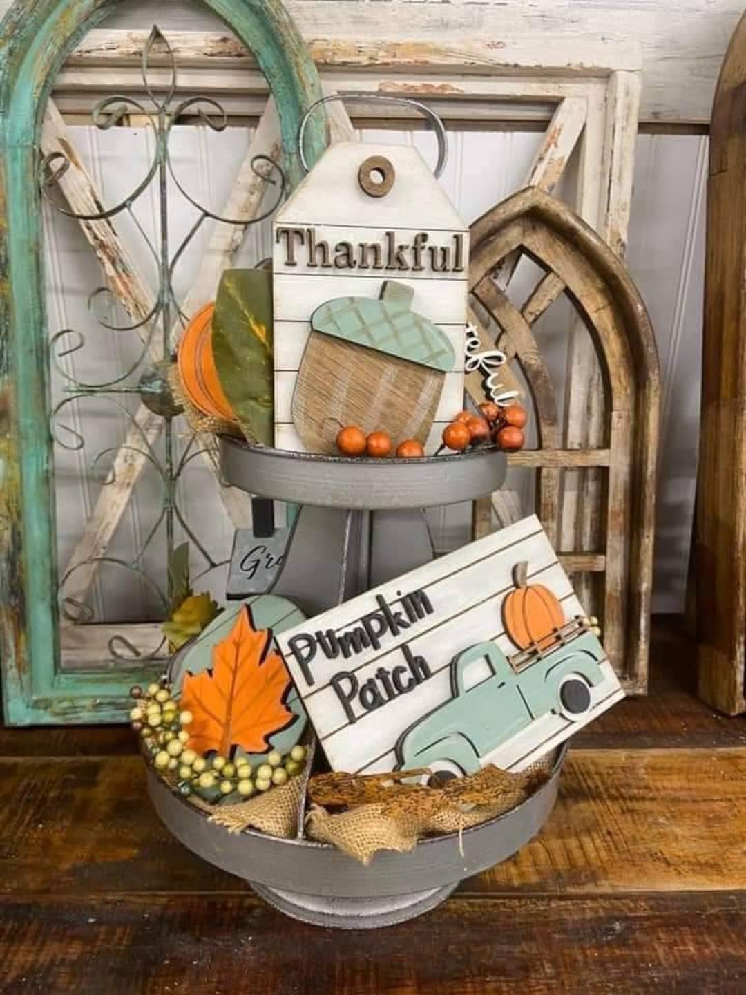 Fall Tiered Tray Set | Set of 5 | Fall Tiered Tray Bundle | Tiered Tray ...