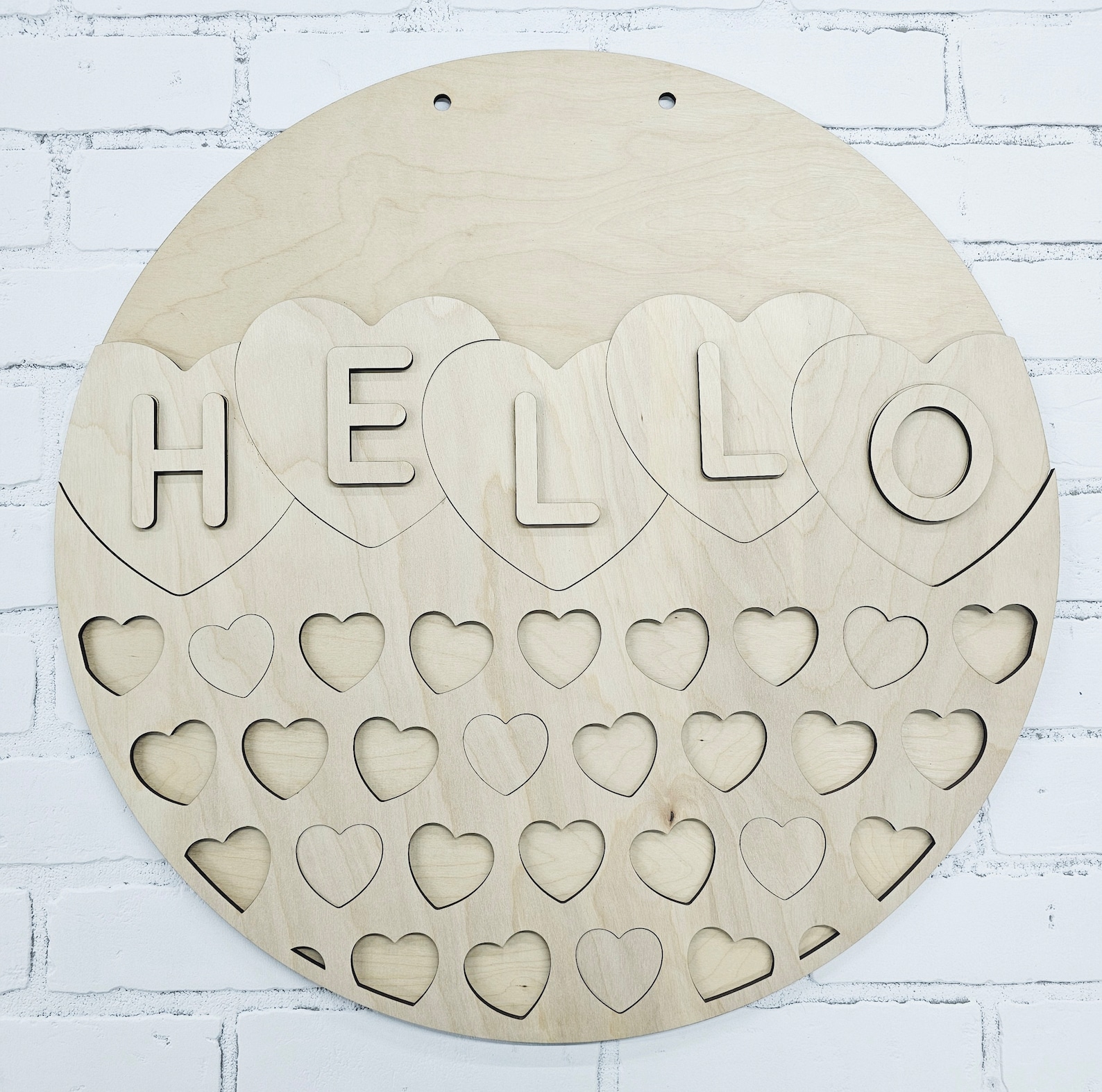 Valentines Day Conversation Hearts Door Hanger | Hello Valentines Day ...
