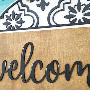 Welcome Boho Door Hanger | Everyday Porch Decor | DIY Welcome Door ...