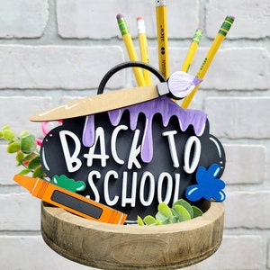 Back to School Tiered Tray | School Tiered Tray | Classroom Decor | DIY ...